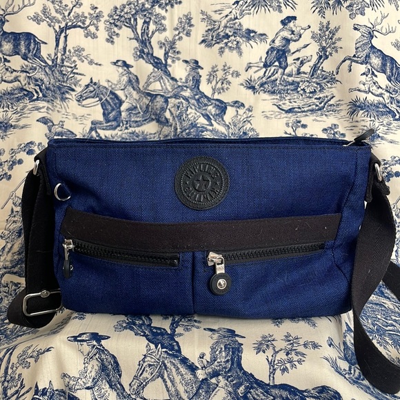 Kipling | Bags | Kipling Crossbody Purse In Faux Denim | Poshmark
